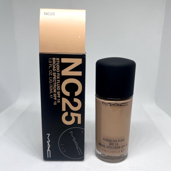 MAC Cosmetics | Makeup | New Mac Nc25 Studio Fix Fluid Spf 5 | Poshmark